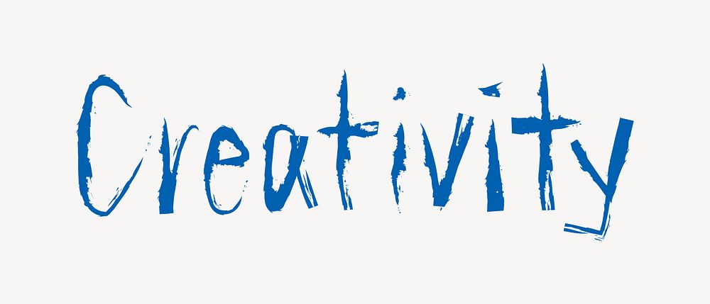 Creativity word, handwritten typography | Free Photo - rawpixel