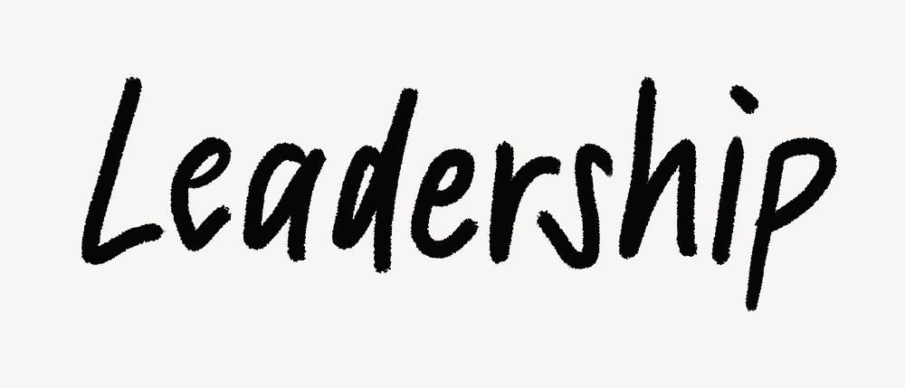 Leadership word, handwritten typography | Free Photo - rawpixel