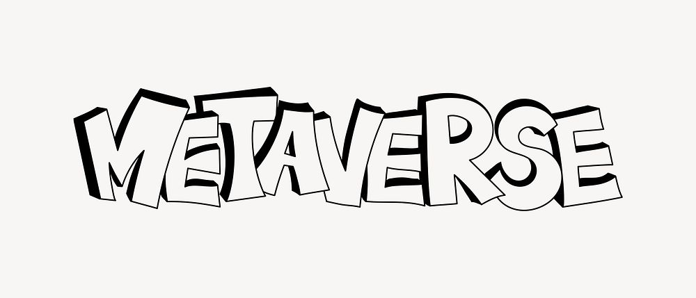 Metaverse word, handwritten typography | Free Photo - rawpixel