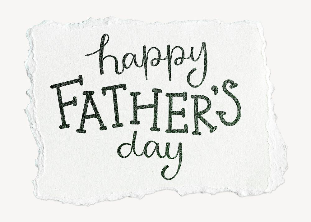 Happy Father's Day quote, ripped | Free Photo - rawpixel
