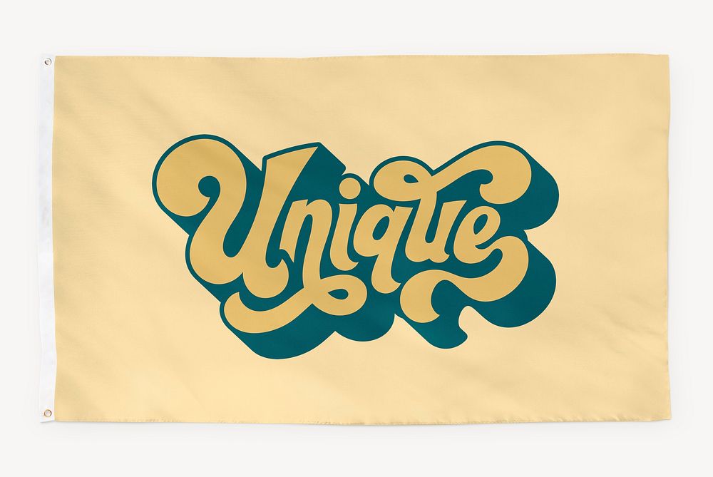 Unique yellow flag graphic design | Free Photo - rawpixel