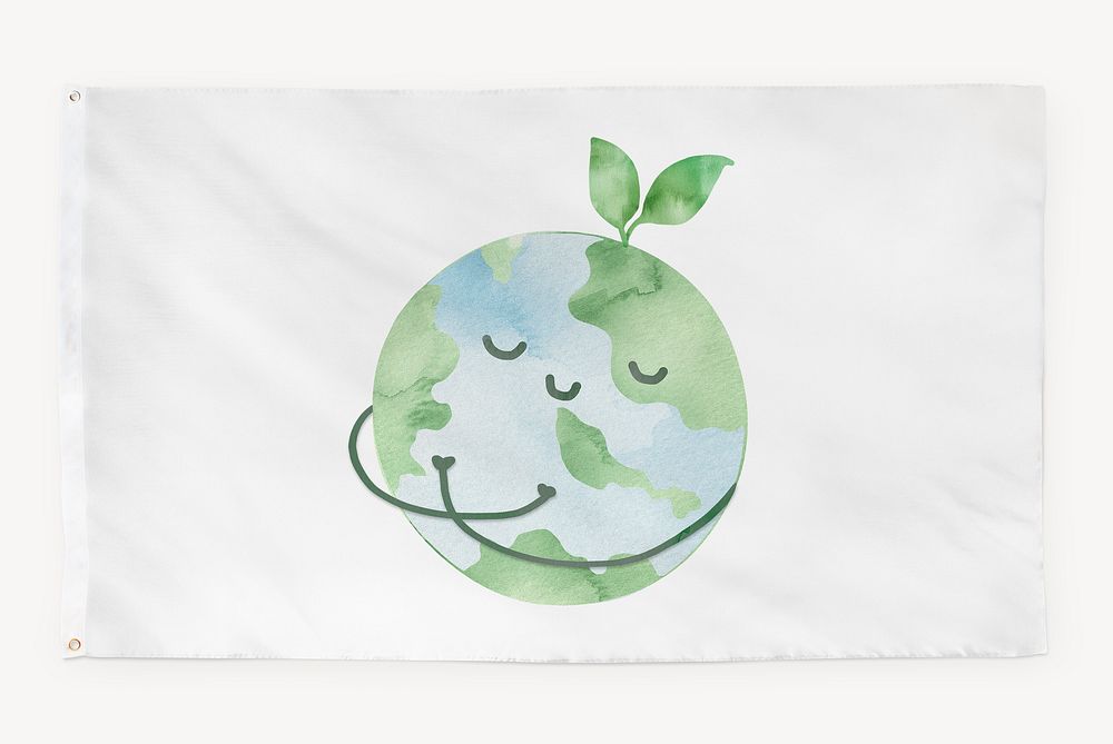 Earth flag graphic, Environment concept | Free Photo - rawpixel
