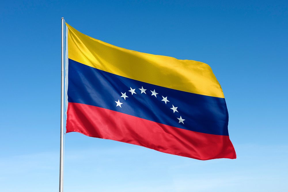 Waving Venezuela flag, national symbol, | Free Photo - rawpixel