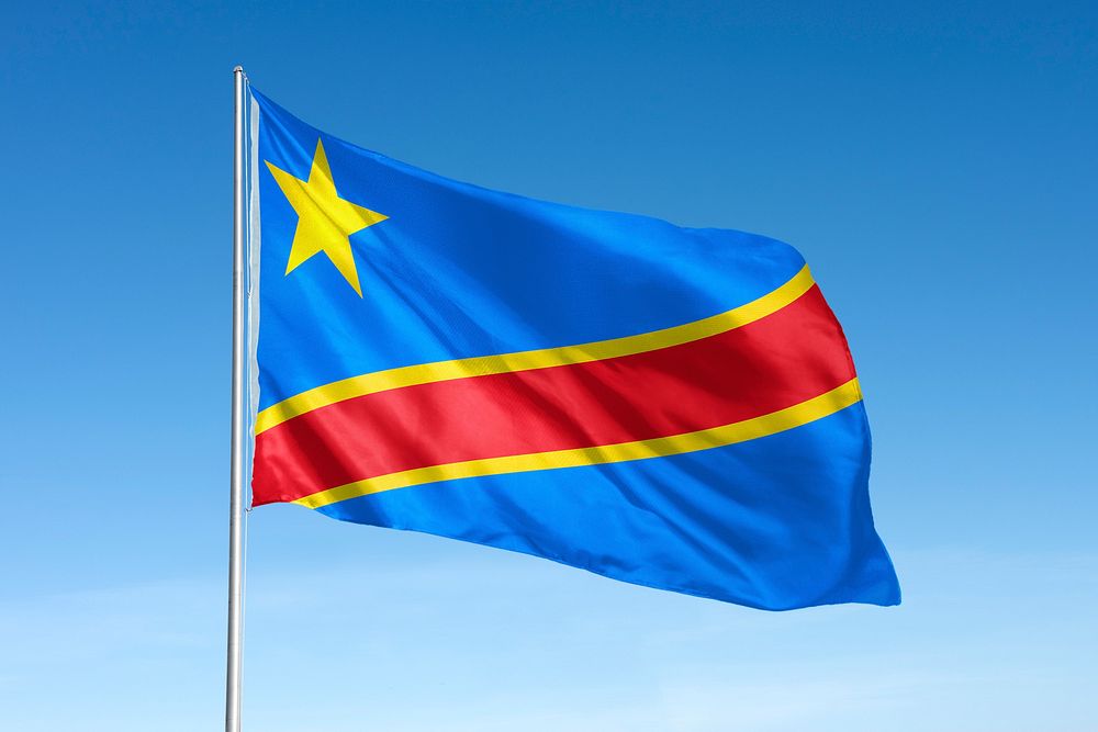 Waving Congo flag, national symbol, | Free Photo - rawpixel