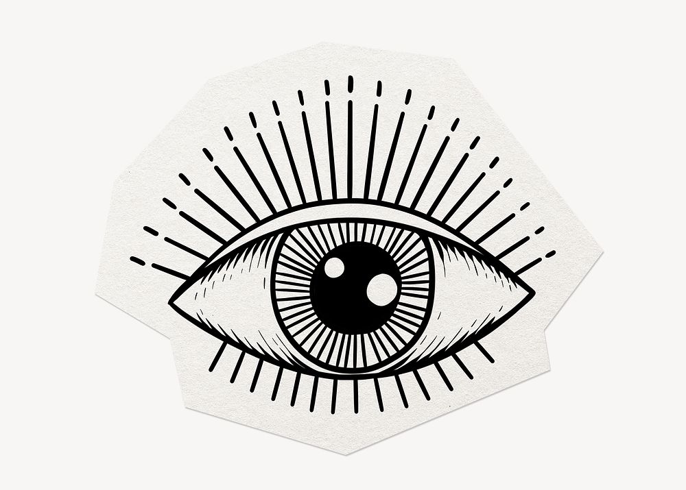 Evil eye sticker collage element, | Premium Photo - rawpixel