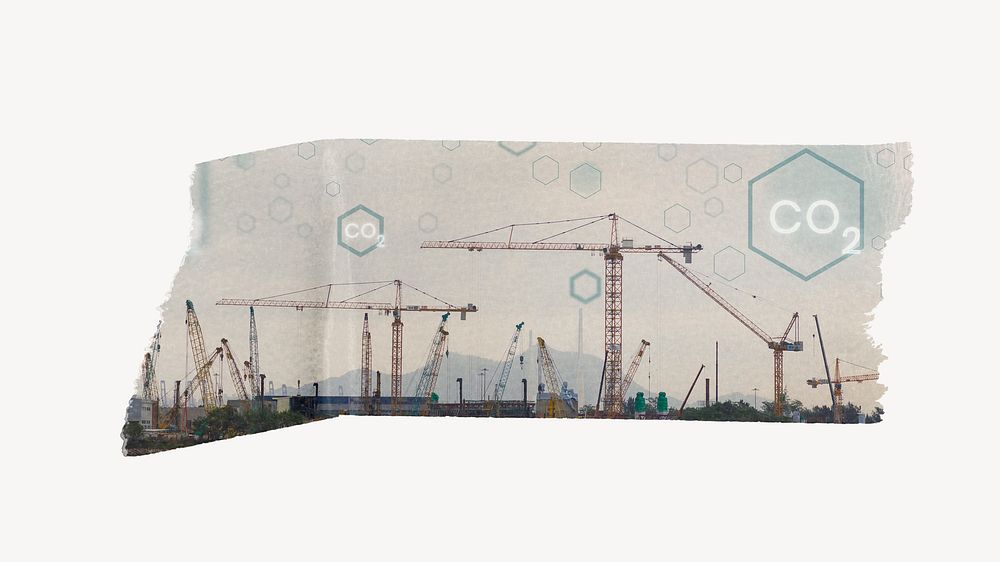 Air pollution, environment, tape on off white | Free Photo - rawpixel