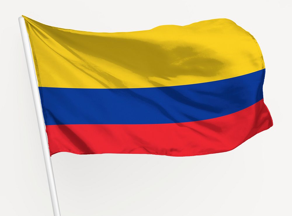 Waving Colombian flag, national symbol | Free Photo - rawpixel