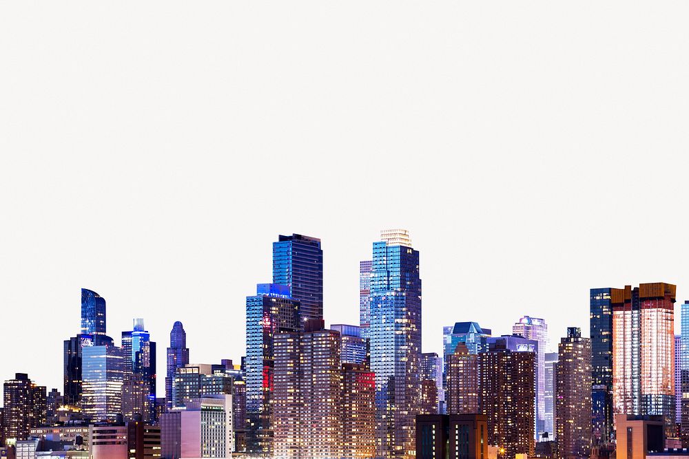 Aesthetic buildings background, cityscape night | Free Photo - rawpixel