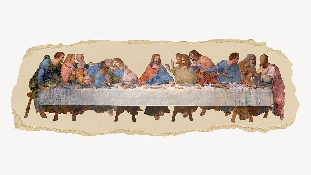 last supper illustration, da Vinci-inspired | Free Photo - rawpixel