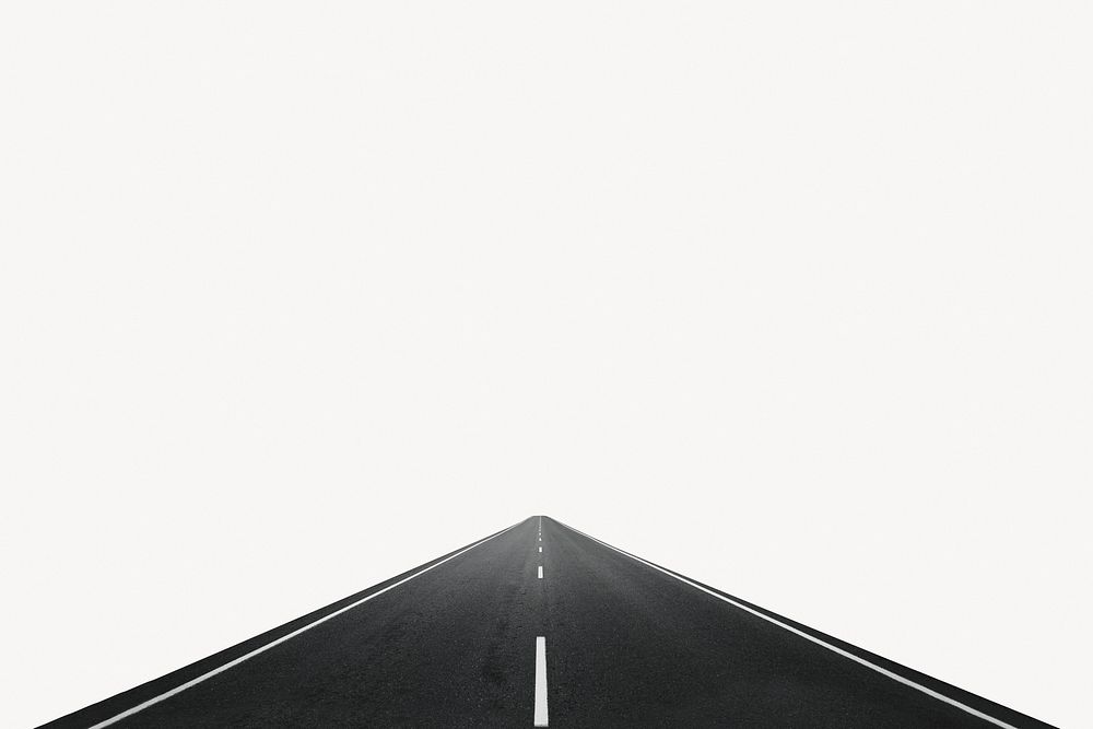 Asphalt road border background, white | Free Photo - rawpixel