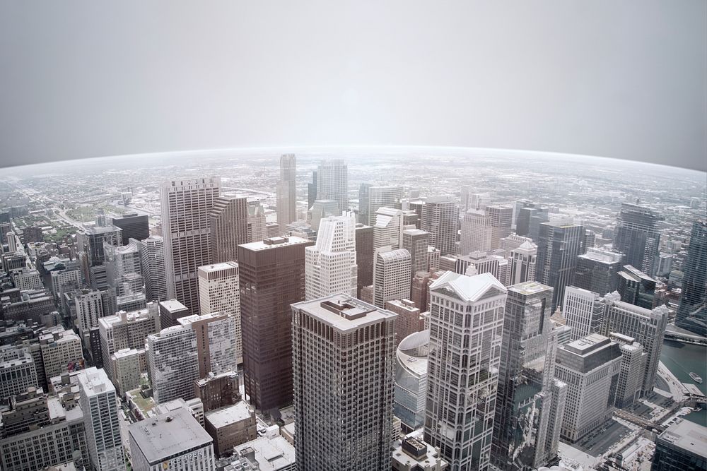 Skyscraper background, city skyline & | Free Photo - rawpixel