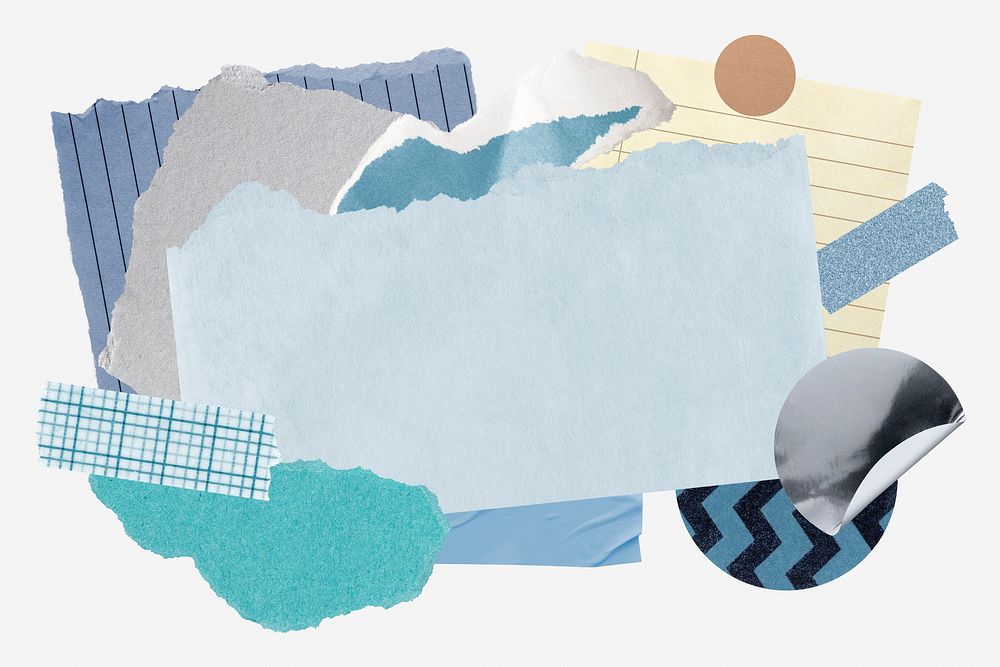 Blue frame background, aesthetic paper | Free Photo - rawpixel