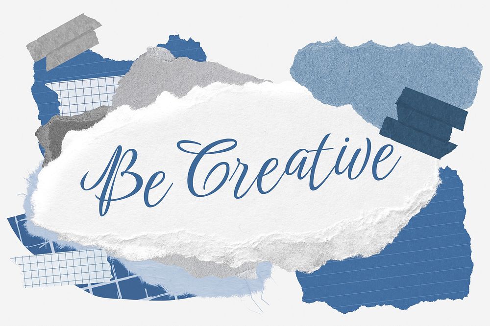 Be creative word typography, aesthetic | Free Photo - rawpixel