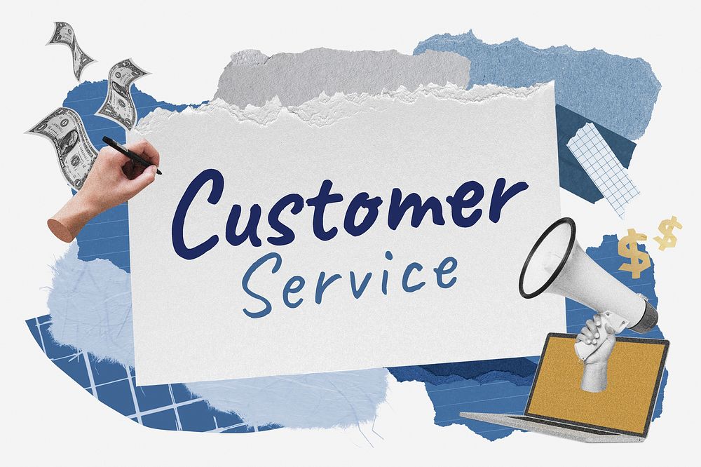 Customer service word typography, marketing | Free Photo - rawpixel