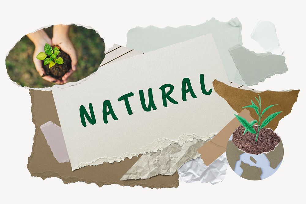 Natural word typography, environment aesthetic | Free Photo - rawpixel