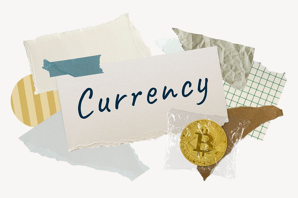 Currency word typography, finance aesthetic | Free Photo - rawpixel