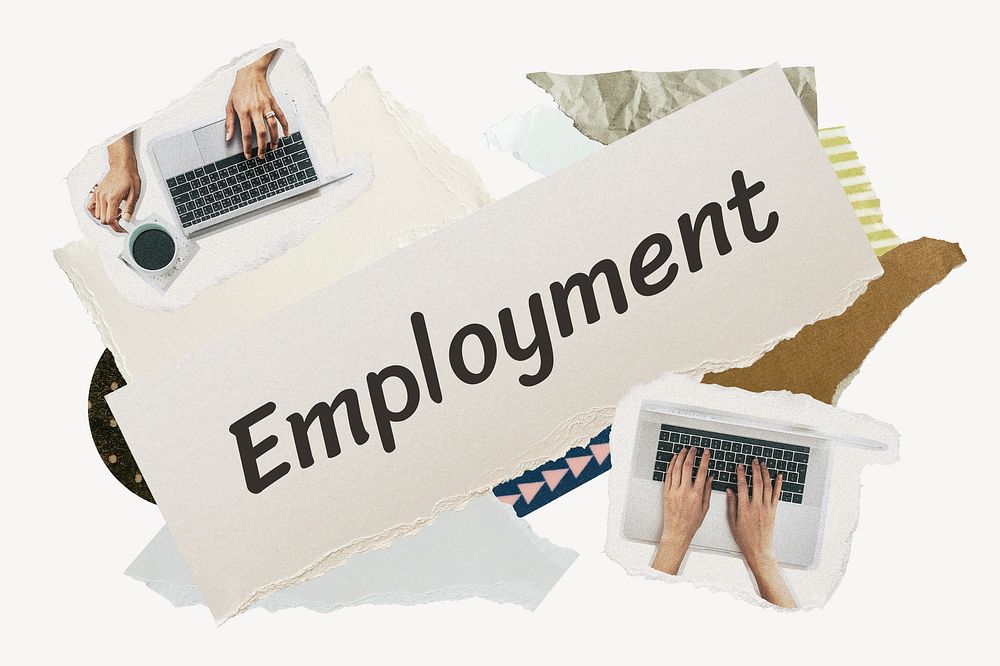 Employment word typography, business aesthetic | Free Photo - rawpixel