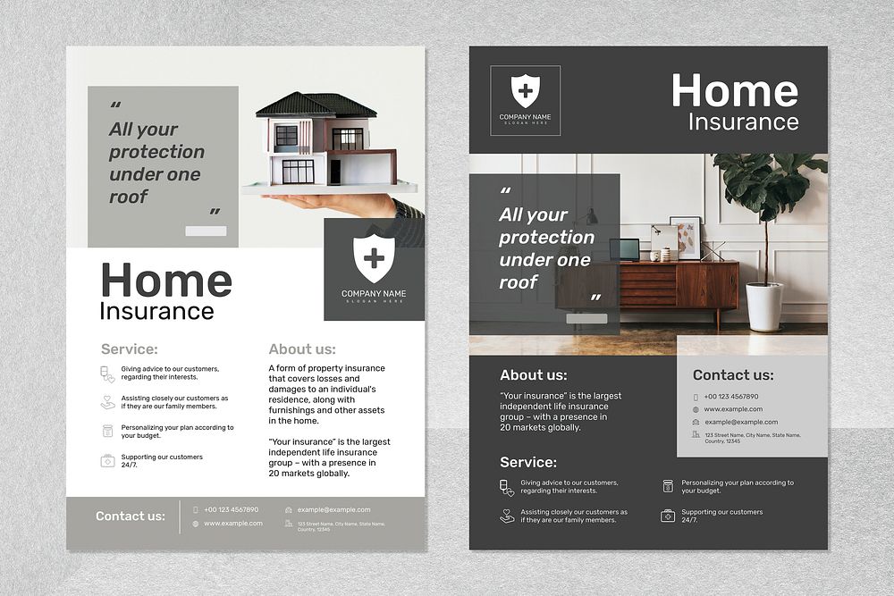 Home insurance template vector editable | Premium Vector - rawpixel
