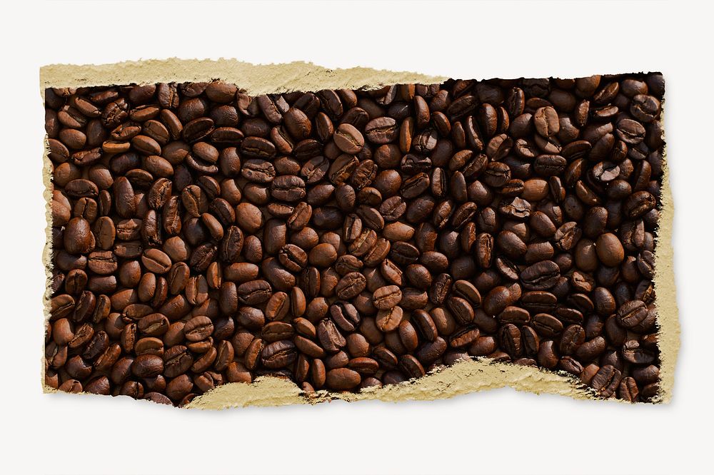 Coffee beans, ripped paper, aesthetic | Free Photo - rawpixel