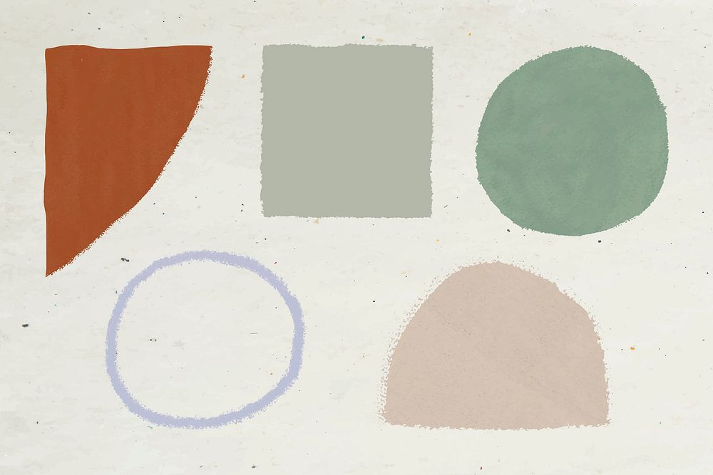 Hand drawn geometric shape watercolor | Premium Vector - rawpixel