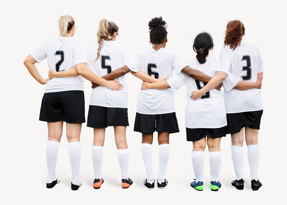 Girls soccer team, sports, hobby | Premium PSD - rawpixel