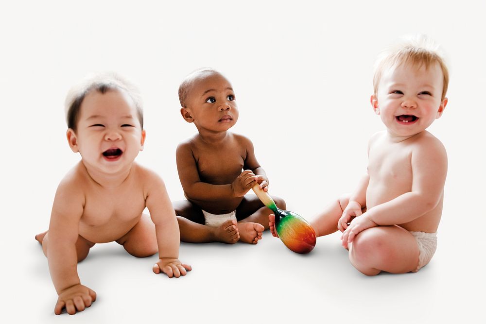 Babies playing together play room | Free Photo - rawpixel