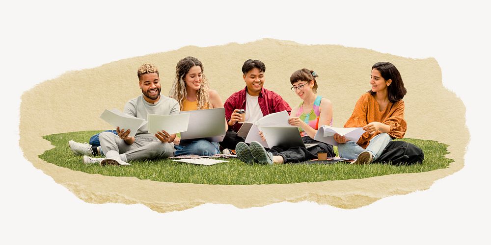 College students doing group project, | Free Photo - rawpixel