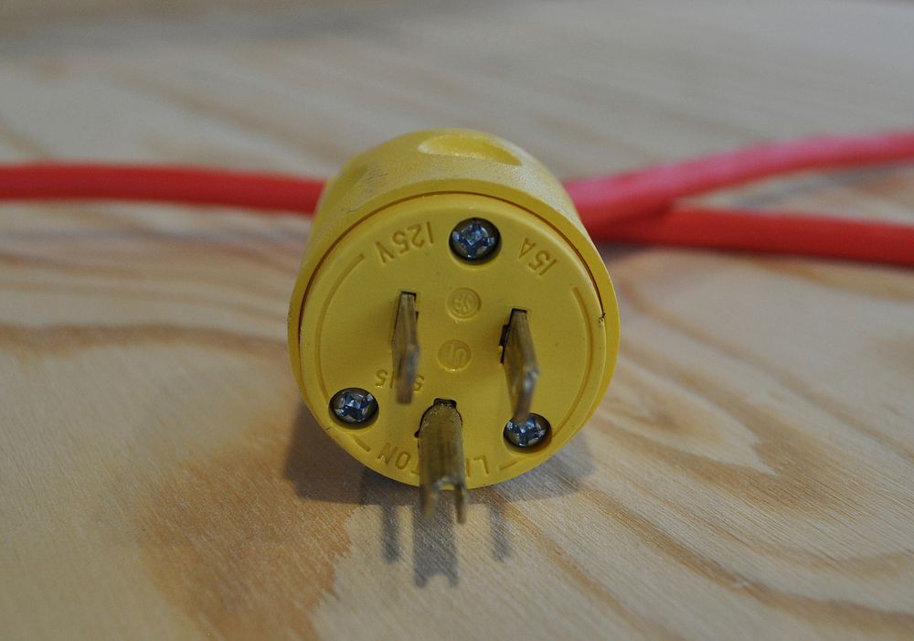 3 prong plug. Original public | Free Photo - rawpixel