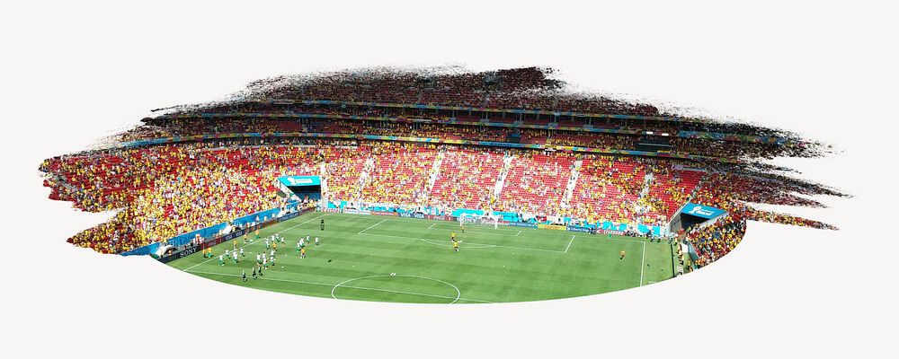 Football & soccer stadium collage | Premium PSD - rawpixel