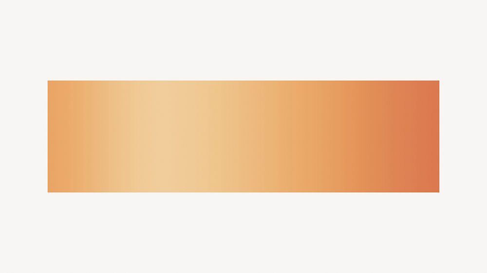 Gradient orange rectangle banner, collage | Premium PSD - rawpixel