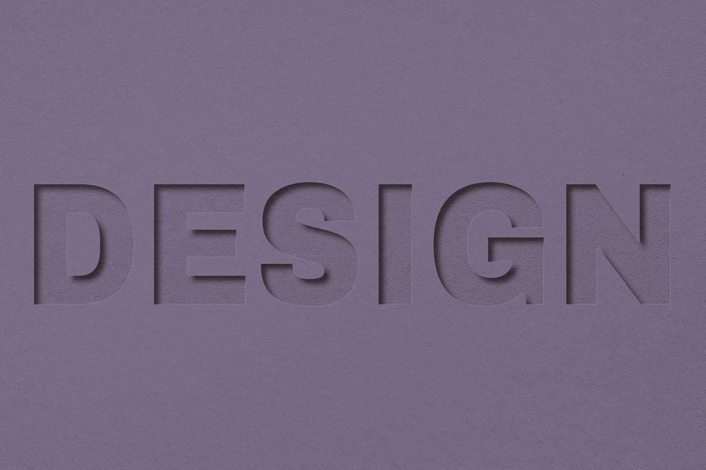 Design word paper cut font | Free Photo - rawpixel