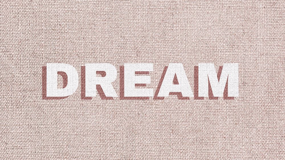 Dream word art typography | Free Photo - rawpixel