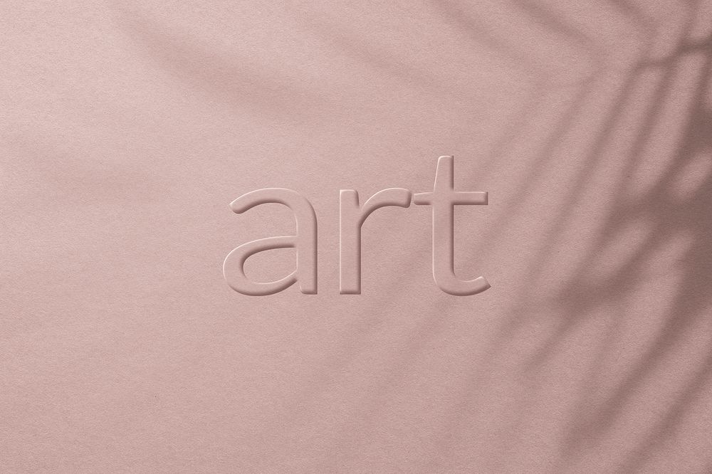 Word art embossed typography shadow | Free Photo - rawpixel