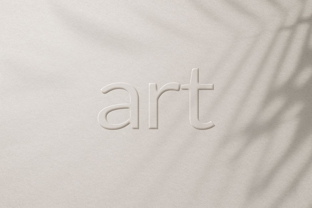 Word art embossed typography shadow | Free Photo - rawpixel