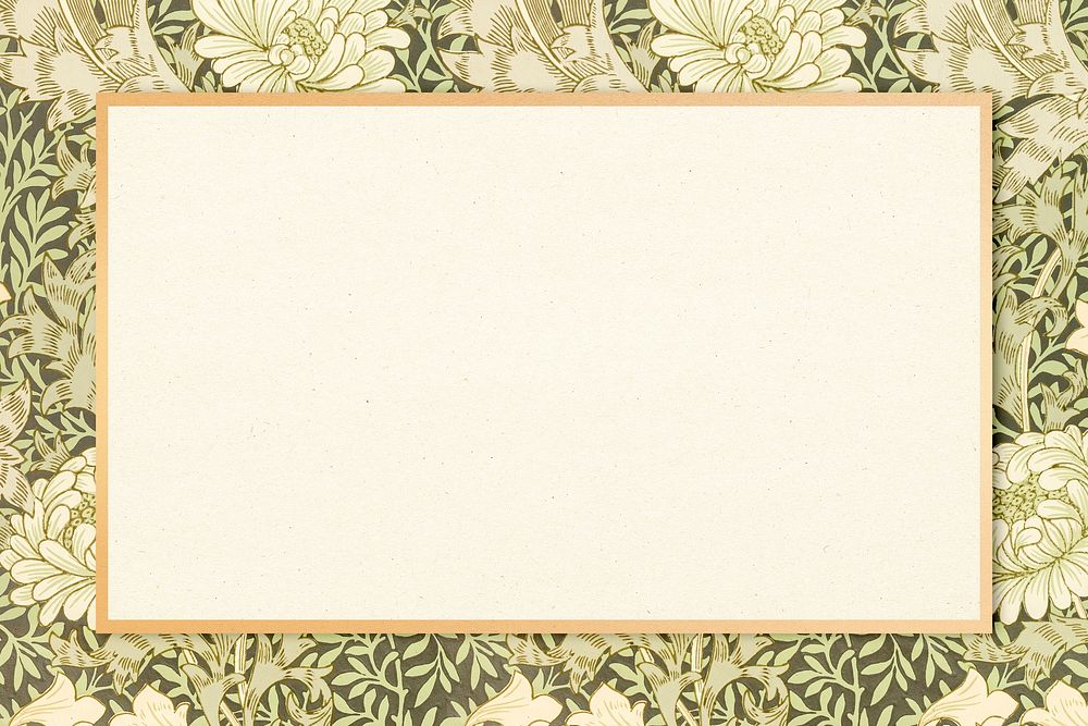 Floral frame vintage style landscape | Free Photo - rawpixel