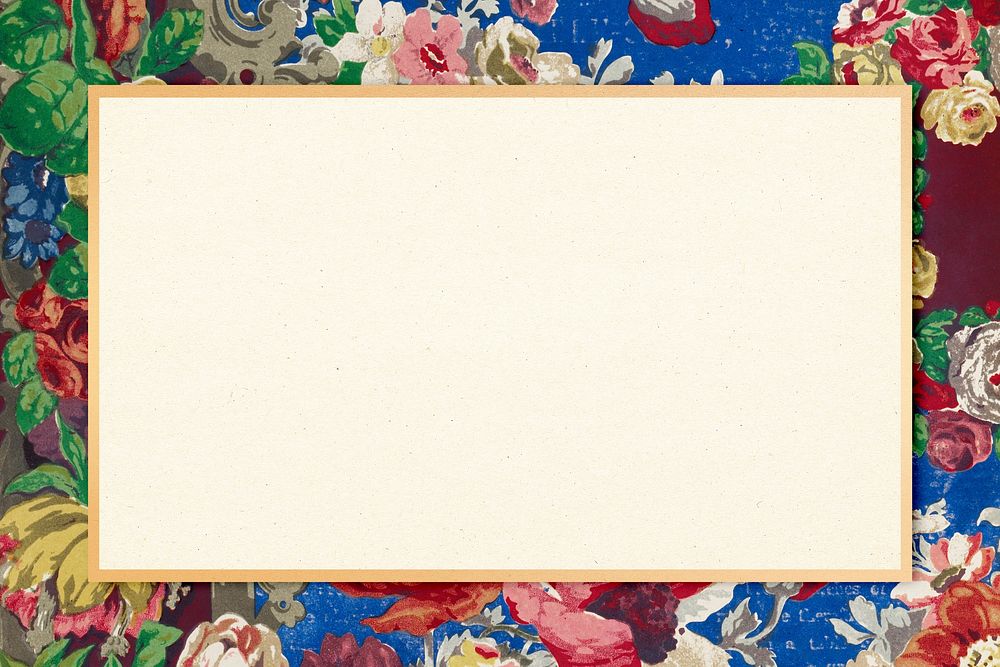 Colorful rose floral patterned frame | Premium Photo - rawpixel