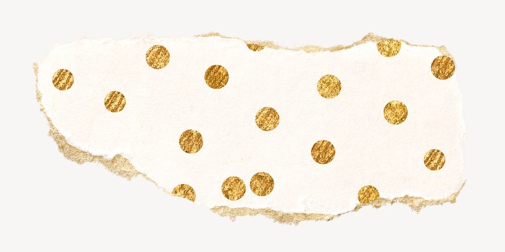 Gold polka dot pattern, torn | Premium Photo - rawpixel