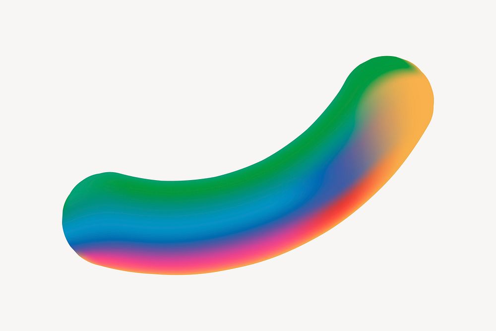 Abstract gradient shape collage element | Premium Vector Illustration ...