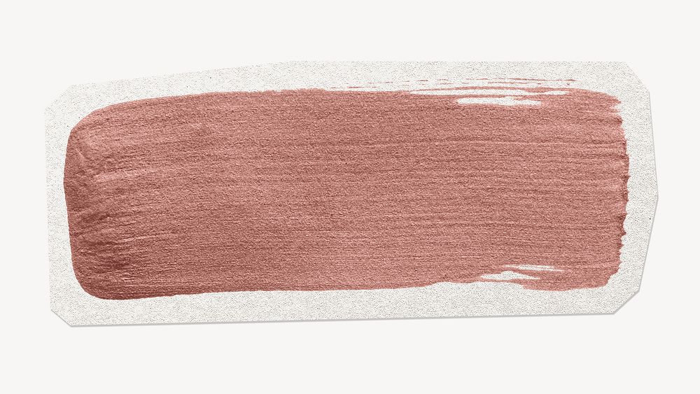 Pink brushstroke clipart sticker, paper | Free Photo - rawpixel
