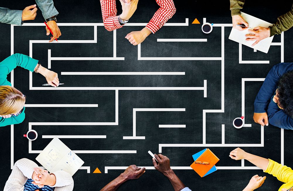 Maze Strategy Success Solution Determination | Free Photo - rawpixel