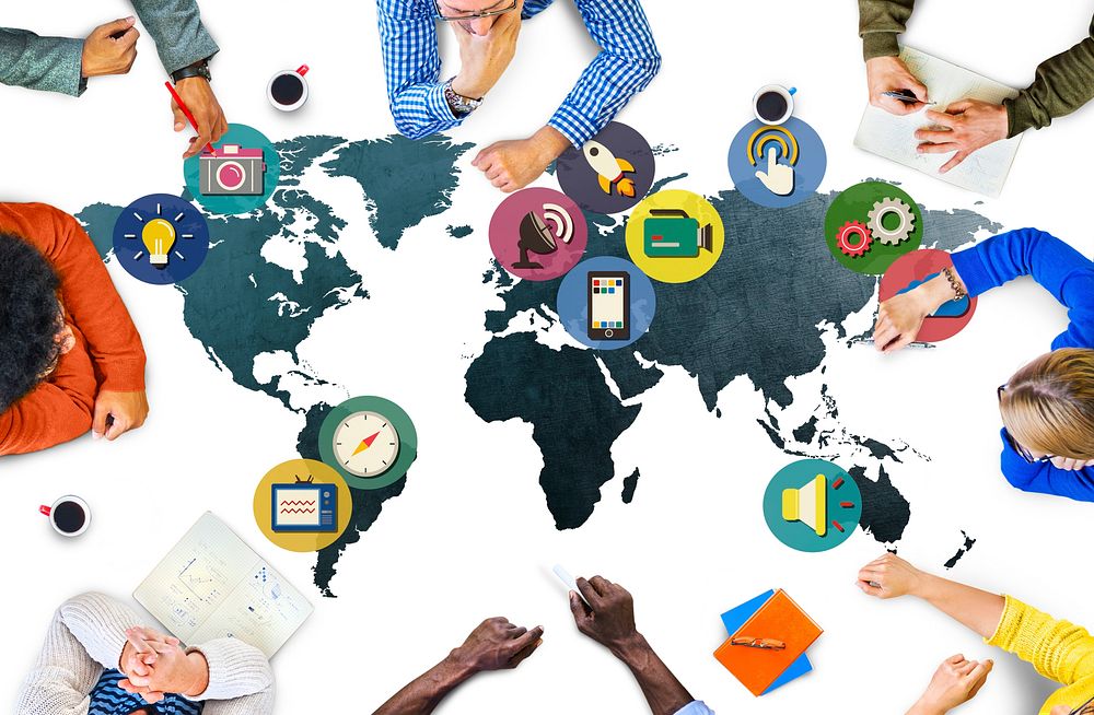 Global Media Social Media International | Free Photo - rawpixel