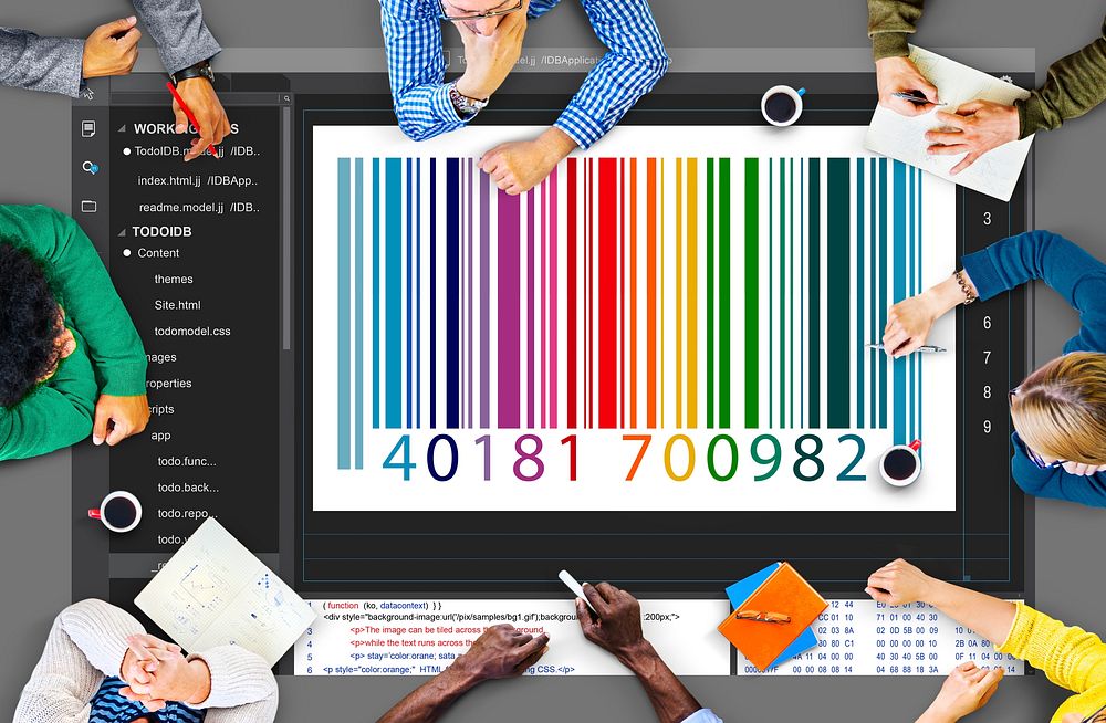 Bar Code Encryption Interface Coding | Free Photo - rawpixel