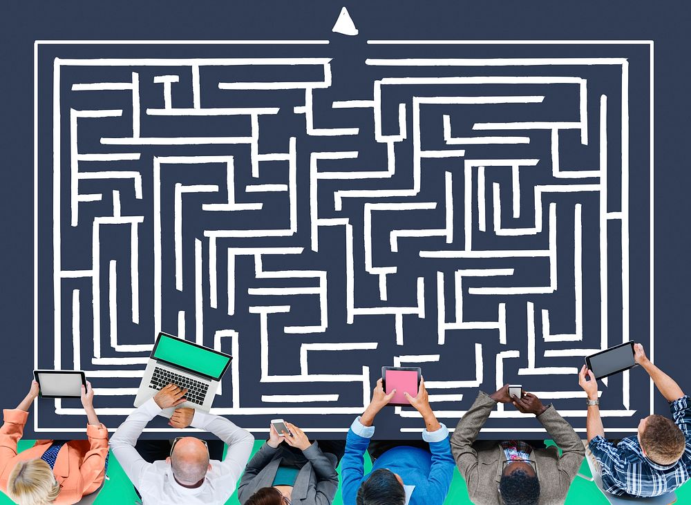 Maze Strategy Success Solution Determination | Free Photo - rawpixel