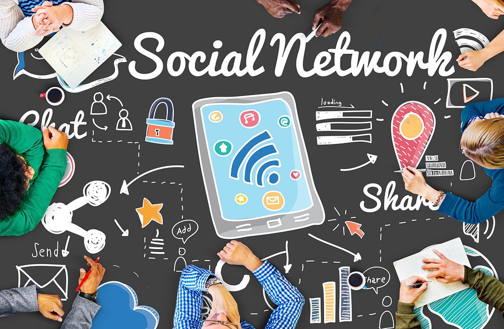 Social Network Online Sharing Connection | Free Photo - rawpixel