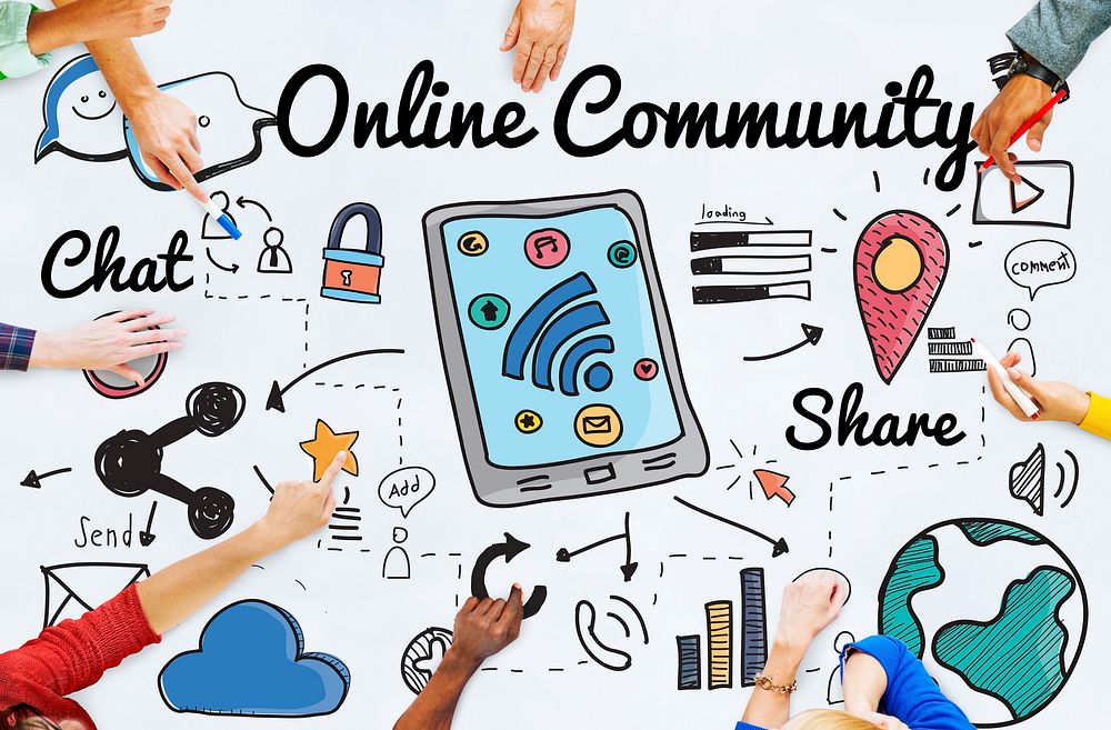 Online Community Networking Connection Concept | Free Photo - rawpixel