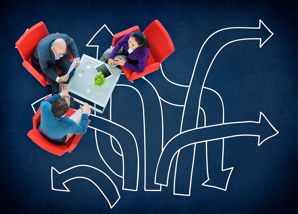 Direction Intersection Decision Option Chance | Free Photo - rawpixel