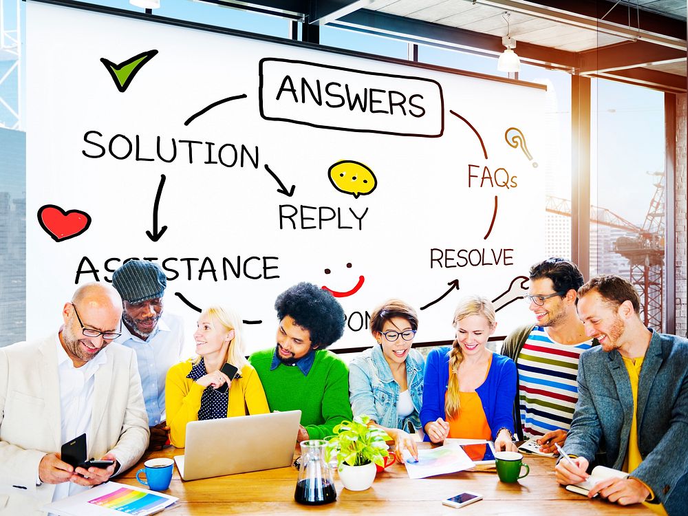 Answers Solution Response Question Solving | Free Photo - rawpixel