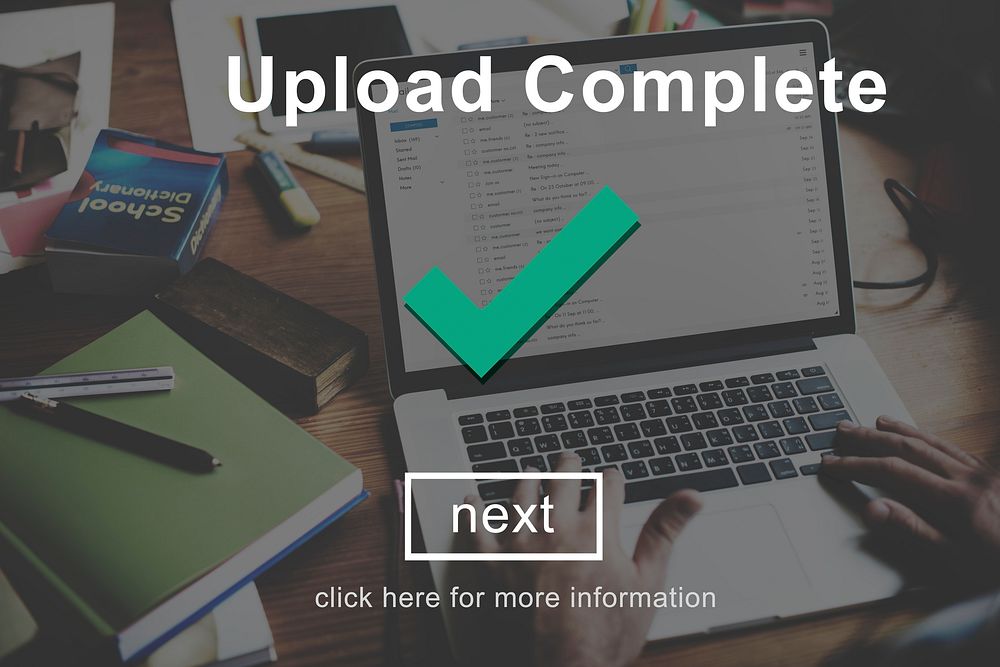 Upload Complete Successful Downloading Finish | Free Photo - rawpixel
