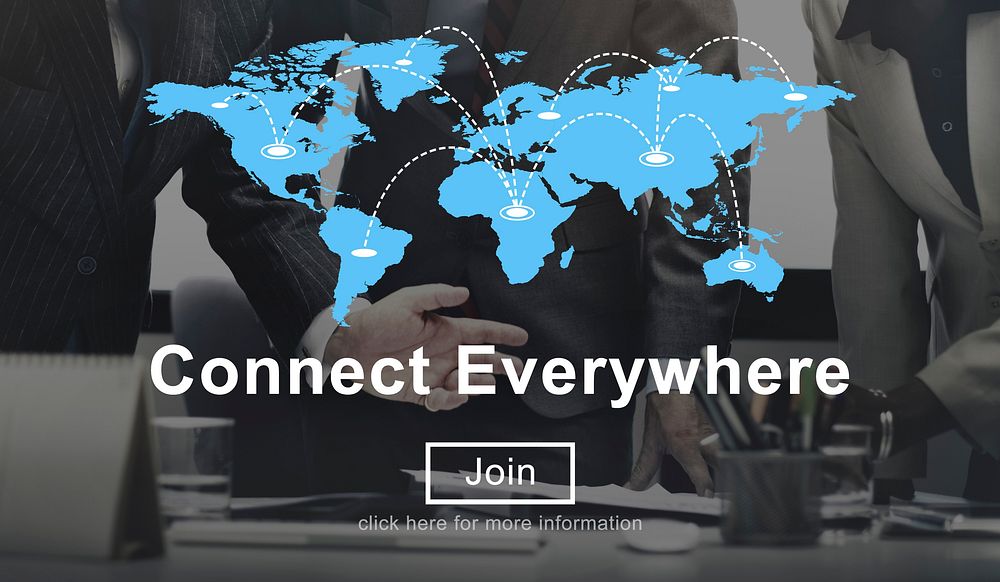 Connect Everywhere Global Network Worldwide | Free Photo - rawpixel