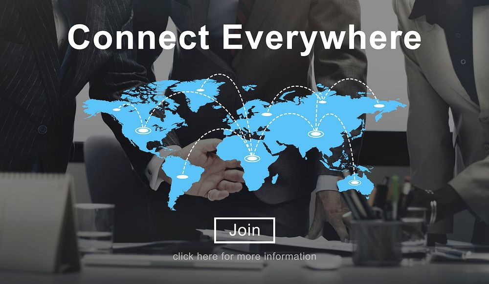 Connect Everywhere Global Network Worldwide | Free Photo - rawpixel